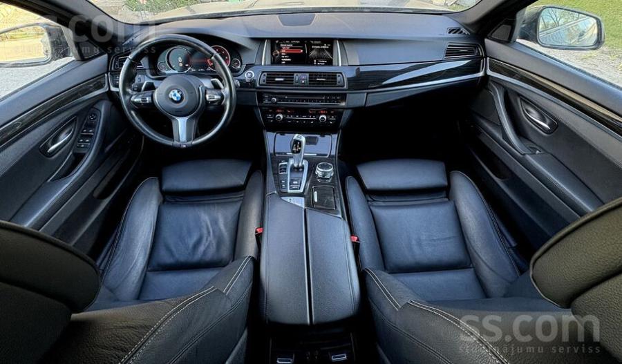 Melns BMW 520 2015 Tukums, ar dzinēja tilpumu 2.00 L un nobraukumu 324 tūkst. km par 12999 €, foto 18 vietnē AUTOMOTO.COM.LV