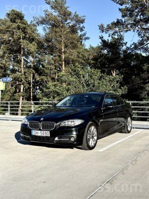 Black BMW 520 2015 in Riga, with an engine capacity of 2.00 L and mileage of 260 thousand km for 13100 €, photo  on AUTOMOTO.COM.LV