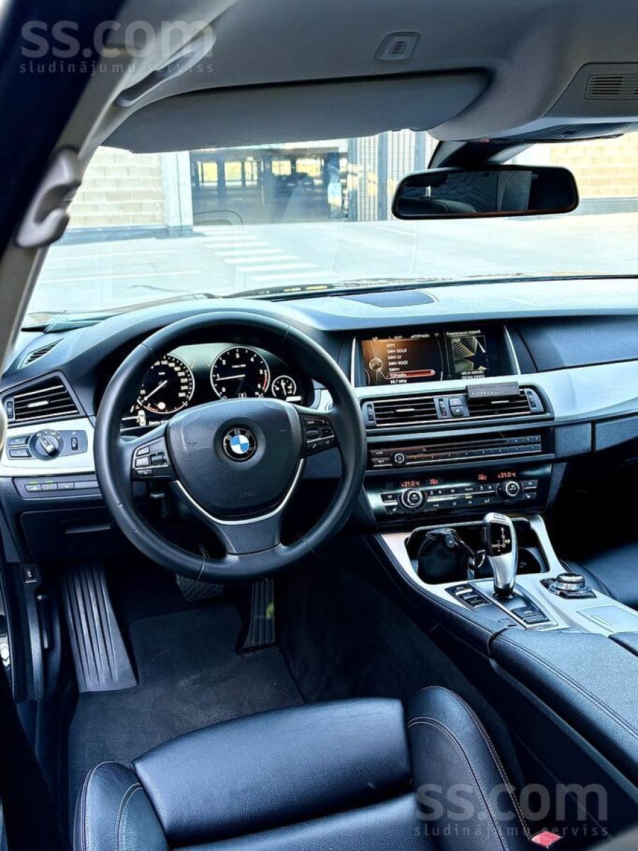 Melns BMW 520 2015 Rīga, ar dzinēja tilpumu 2.00 L un nobraukumu 260 tūkst. km par 13100 €, foto 15 vietnē AUTOMOTO.COM.LV