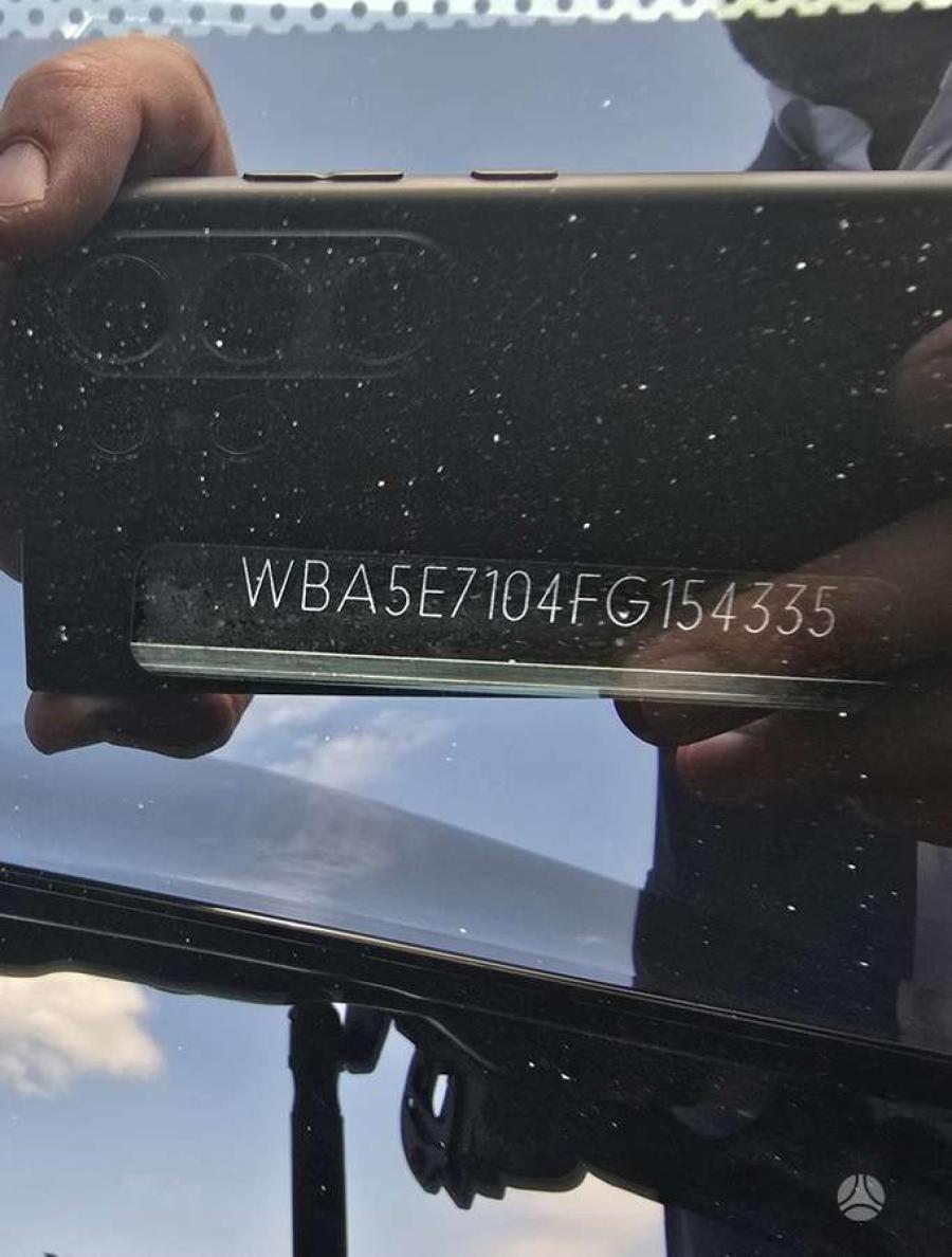 Black BMW 520 2015 in Kaunas, with an engine capacity of 2.00 L and mileage of 219 thousand km for 14000 €, photo 17 on AUTOMOTO.COM.LV