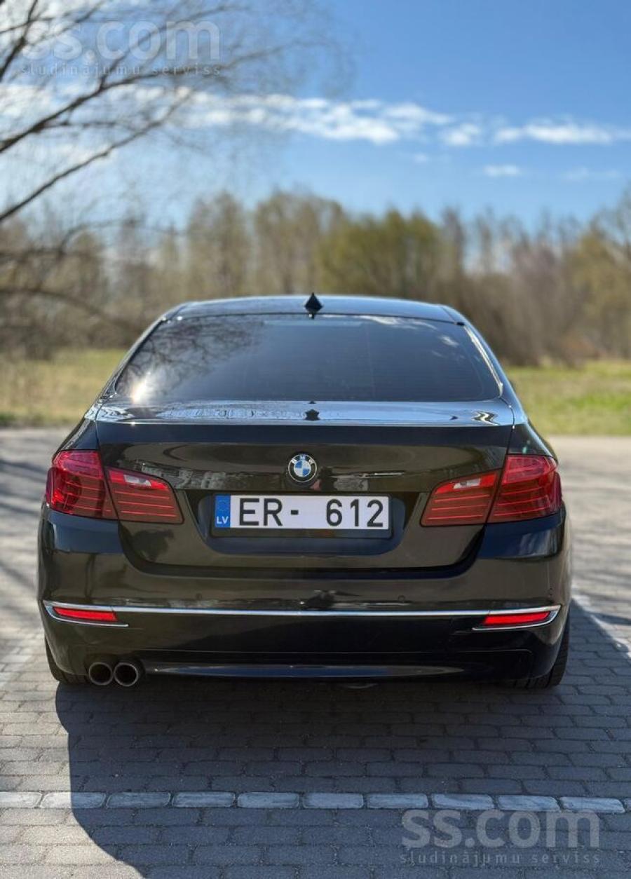 Melns BMW 520 2015 Rīga, ar dzinēja tilpumu 2.00 L un nobraukumu 348 tūkst. km par 12000 €, foto 5 vietnē AUTOMOTO.COM.LV