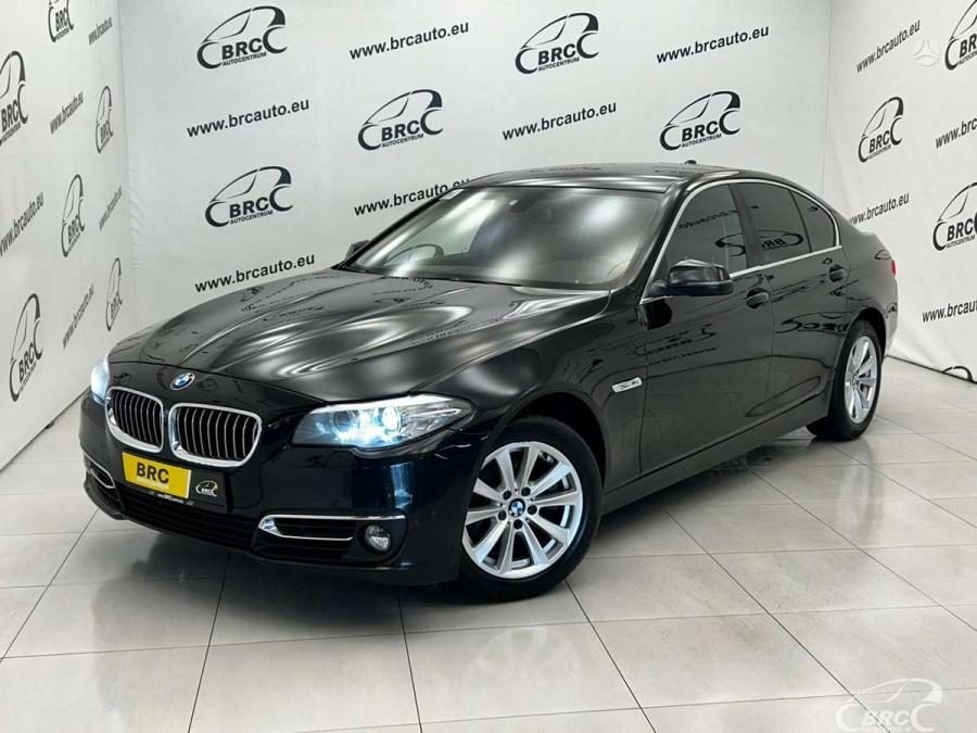 Melns BMW 520 2016 Viļņa, ar dzinēja tilpumu 2.00 L un nobraukumu 157 tūkst. km par 13500 €, foto 1 vietnē AUTOMOTO.COM.LV