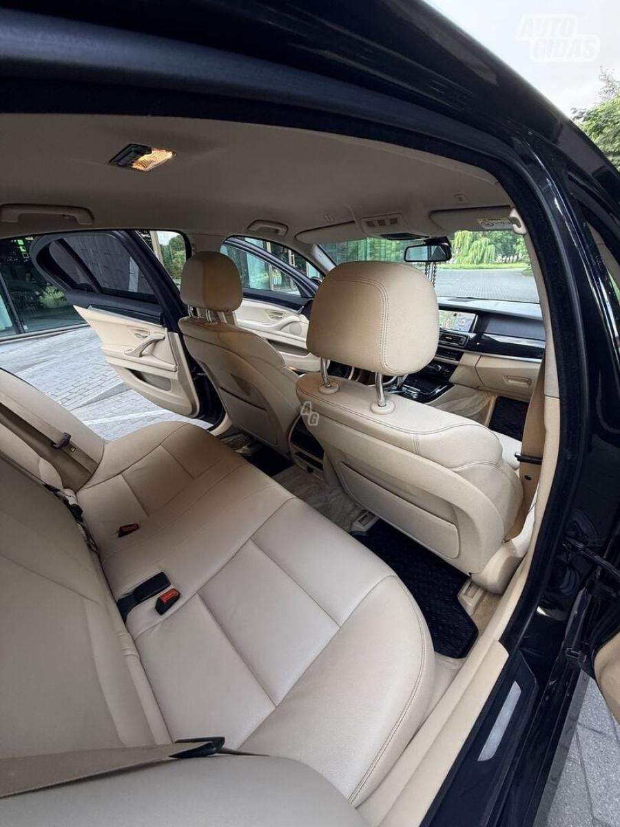 Black BMW 520 2016 in Kaunas, with an engine capacity of 2.00 L and mileage of 325 thousand km for 12300 €, photo 18 on AUTOMOTO.COM.LV