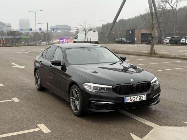 Black BMW 520 2017 in Vilnius, with an engine capacity of 2.00 L and mileage of 135 thousand km for 19900 €, photo 9 on AUTOMOTO.COM.LV
