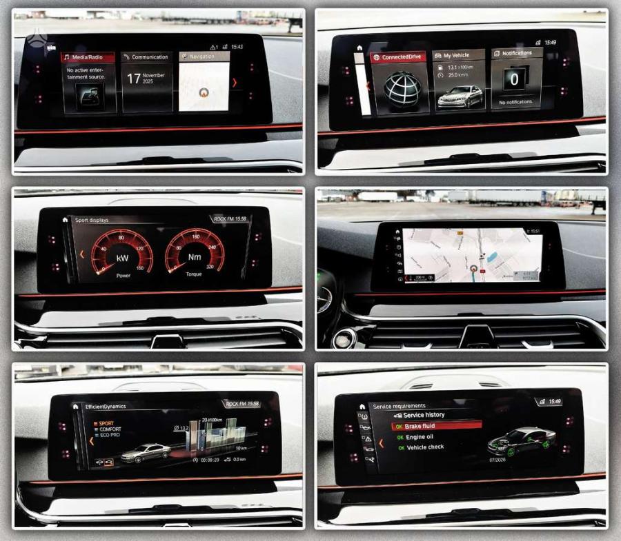 Черный БМВ 520 2017 в Вильнюс, объемом двигателя 2.00 л и пробегом 210 тыс. км за 17900 €, фото 28 на AUTOMOTO.COM.LV