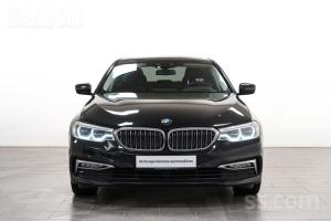Black BMW 520 2017 in Riga, with an engine capacity of 2.00 L and mileage of 118 thousand km for 25900 €, photo 3 on AUTOMOTO.COM.LV