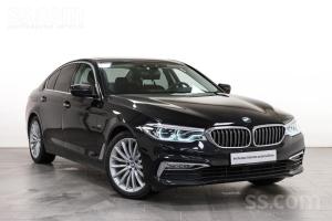 Black BMW 520 2017 in Riga, with an engine capacity of 2.00 L and mileage of 118 thousand km for 25900 €, photo 14 on AUTOMOTO.COM.LV