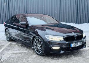 Black BMW 520 2017 in Kaunas, with an engine capacity of 2.00 L and mileage of 226 thousand km for 23500 €, photo 9 on AUTOMOTO.COM.LV