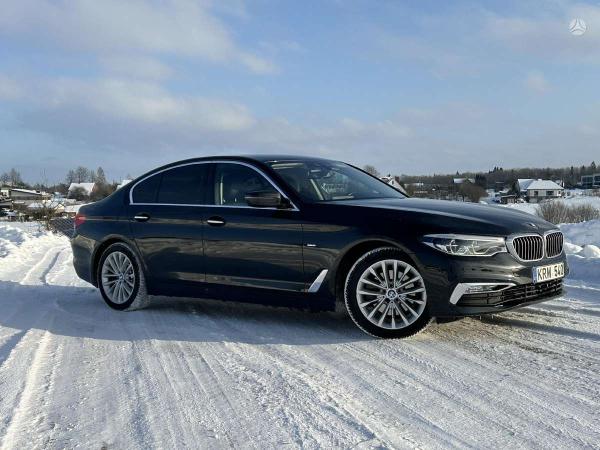Black BMW 520 2017 in Vilnius, with an engine capacity of 2.00 L and mileage of 198 thousand km for 20000 €, photo 1 on AUTOMOTO.COM.LV