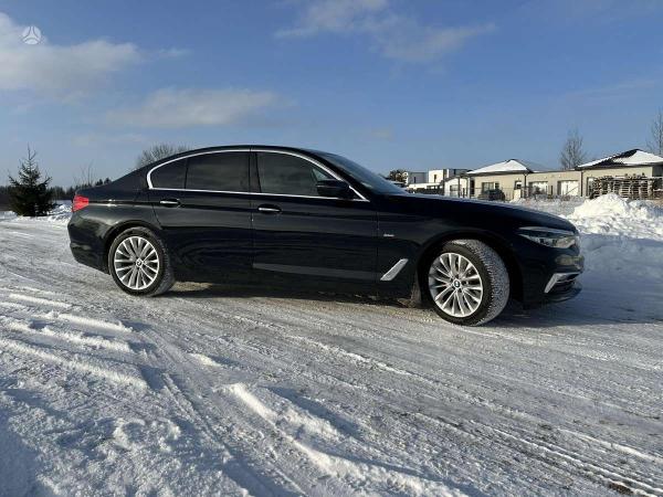 Black BMW 520 2017 in Vilnius, with an engine capacity of 2.00 L and mileage of 198 thousand km for 20000 €, photo 2 on AUTOMOTO.COM.LV