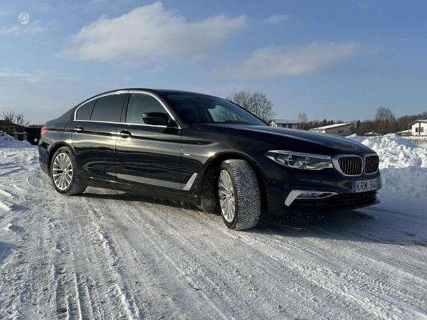 Black BMW 520 2017 in Vilnius, with an engine capacity of 2.00 L and mileage of 198 thousand km for 20000 €, photo 7 on AUTOMOTO.COM.LV