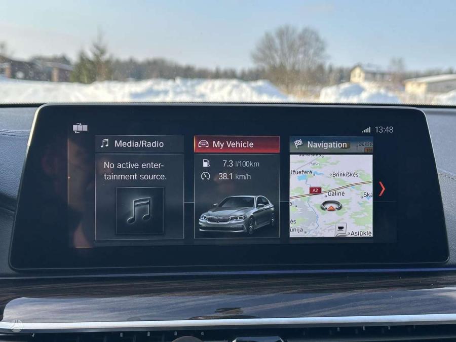 Черный БМВ 520 2017 в Вильнюс, объемом двигателя 2.00 л и пробегом 198 тыс. км за 20000 €, фото 15 на AUTOMOTO.COM.LV