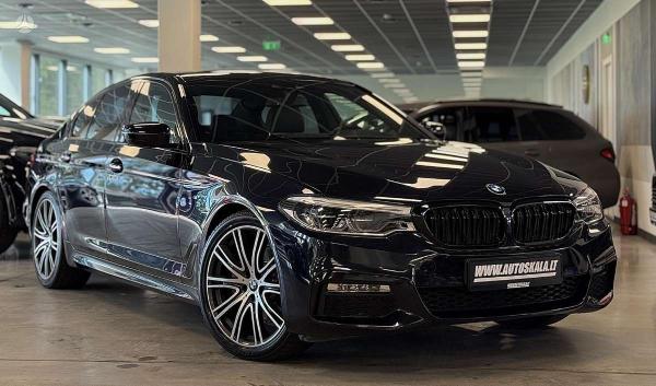 Black BMW 520 2017 in Klaipeda, with an engine capacity of 2.00 L and mileage of 285 thousand km for 24450 €, photo 1 on AUTOMOTO.COM.LV