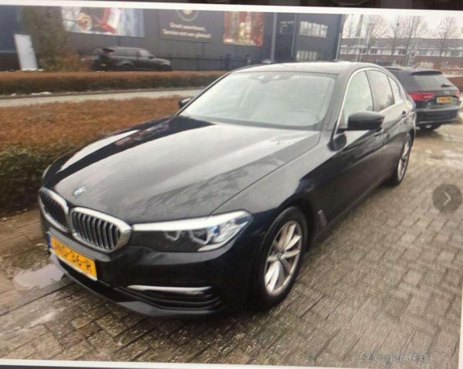 Black BMW 520 2017 in Kaunas, with an engine capacity of 2.00 L and mileage of 198 thousand km for 14900 €, photo 1 on AUTOMOTO.COM.LV