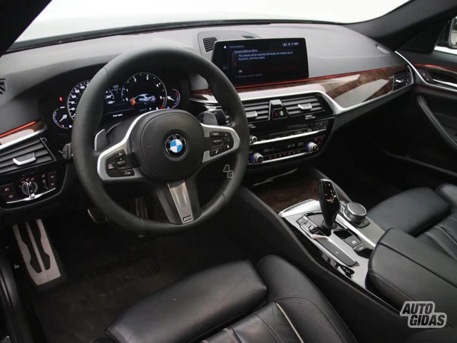 Black BMW 520 2017 in Vilnius, with an engine capacity of 2.00 L and mileage of 171 thousand km for 21999 €, photo 16 on AUTOMOTO.COM.LV