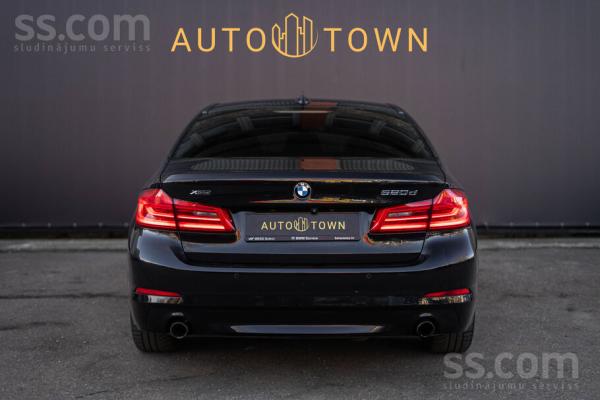 Black BMW 520 2017 in Riga, with an engine capacity of 2.00 L and mileage of 284 thousand km for 18990 €, photo 8 on AUTOMOTO.COM.LV