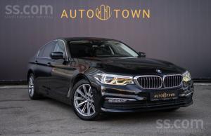 Black BMW 520 2017 in Riga, with an engine capacity of 2.00 L and mileage of 284 thousand km for 18990 €, photo 4 on AUTOMOTO.COM.LV