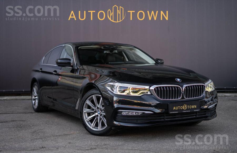 Black BMW 520 2017 in Riga, with an engine capacity of 2.00 L and mileage of 284 thousand km for 18990 €, photo 4 on AUTOMOTO.COM.LV