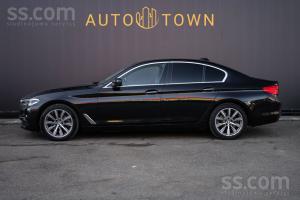 Black BMW 520 2017 in Riga, with an engine capacity of 2.00 L and mileage of 284 thousand km for 18990 €, photo 11 on AUTOMOTO.COM.LV