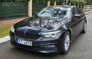 Melns BMW 520 2017 Rīga, ar dzinēja tilpumu 2.00 L un nobraukumu 123 tūkst. km par 21000 €, foto  vietnē AUTOMOTO.COM.LV