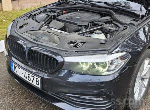 Black BMW 520 2017 in Riga, with an engine capacity of 2.00 L and mileage of 123 thousand km for 21000 €, photo 6 on AUTOMOTO.COM.LV