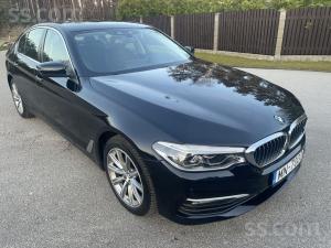 Black BMW 520 2017 in Riga, with an engine capacity of 2.00 L and mileage of 0 thousand km for 18950 €, photo  on AUTOMOTO.COM.LV