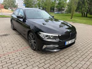 Black BMW 520 2017 in Riga, with an engine capacity of 2.00 L and mileage of 117 thousand km for 20900 €, photo 3 on AUTOMOTO.COM.LV