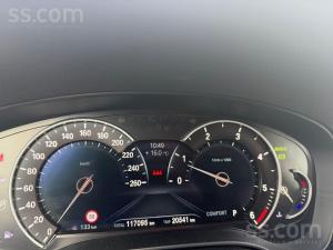 Black BMW 520 2017 in Riga, with an engine capacity of 2.00 L and mileage of 117 thousand km for 20900 €, photo 7 on AUTOMOTO.COM.LV