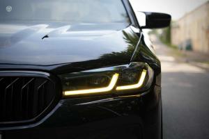 Black BMW 520 2017 in Visaginas, with an engine capacity of 2.00 L and mileage of 362 thousand km for 20700 €, photo 29 on AUTOMOTO.COM.LV
