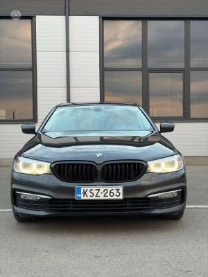 Black BMW 520 2017 in Panevezys, with an engine capacity of 2.00 L and mileage of 203 thousand km for 17350 €, photo  on AUTOMOTO.COM.LV