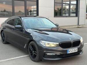 Black BMW 520 2017 in Panevezys, with an engine capacity of 2.00 L and mileage of 203 thousand km for 17350 €, photo 5 on AUTOMOTO.COM.LV