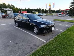 Melns BMW 520 2017 Kauņa, ar dzinēja tilpumu 2.00 L un nobraukumu 190 tūkst. km par 10800 €, foto  vietnē AUTOMOTO.COM.LV