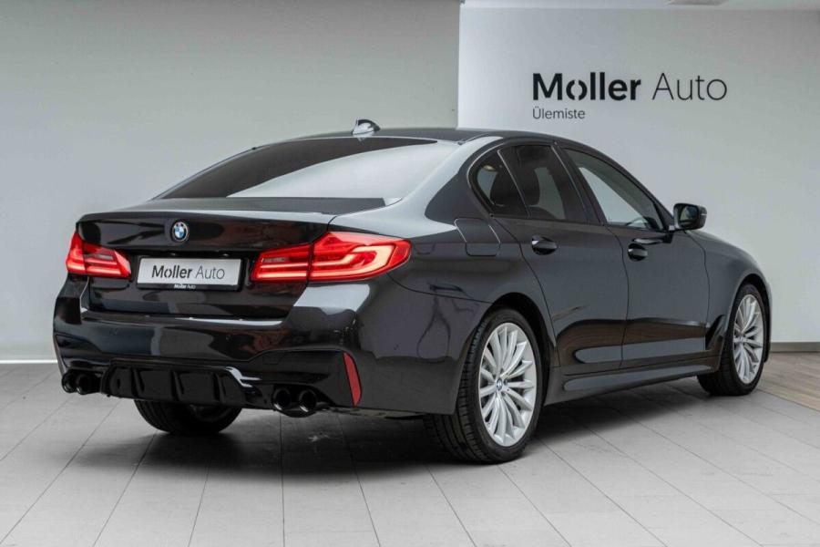 Melns BMW 520 2017 Peetri, ar dzinēja tilpumu 2.00 L un nobraukumu 91 tūkst. km par 28200 €, foto 6 vietnē AUTOMOTO.COM.LV