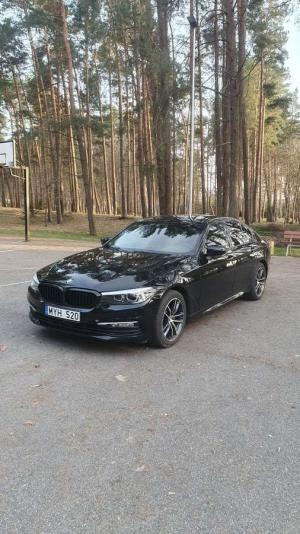 Black BMW 520 2017 in Kaunas, with an engine capacity of 2.00 L and mileage of 162 thousand km for 17500 €, photo  on AUTOMOTO.COM.LV