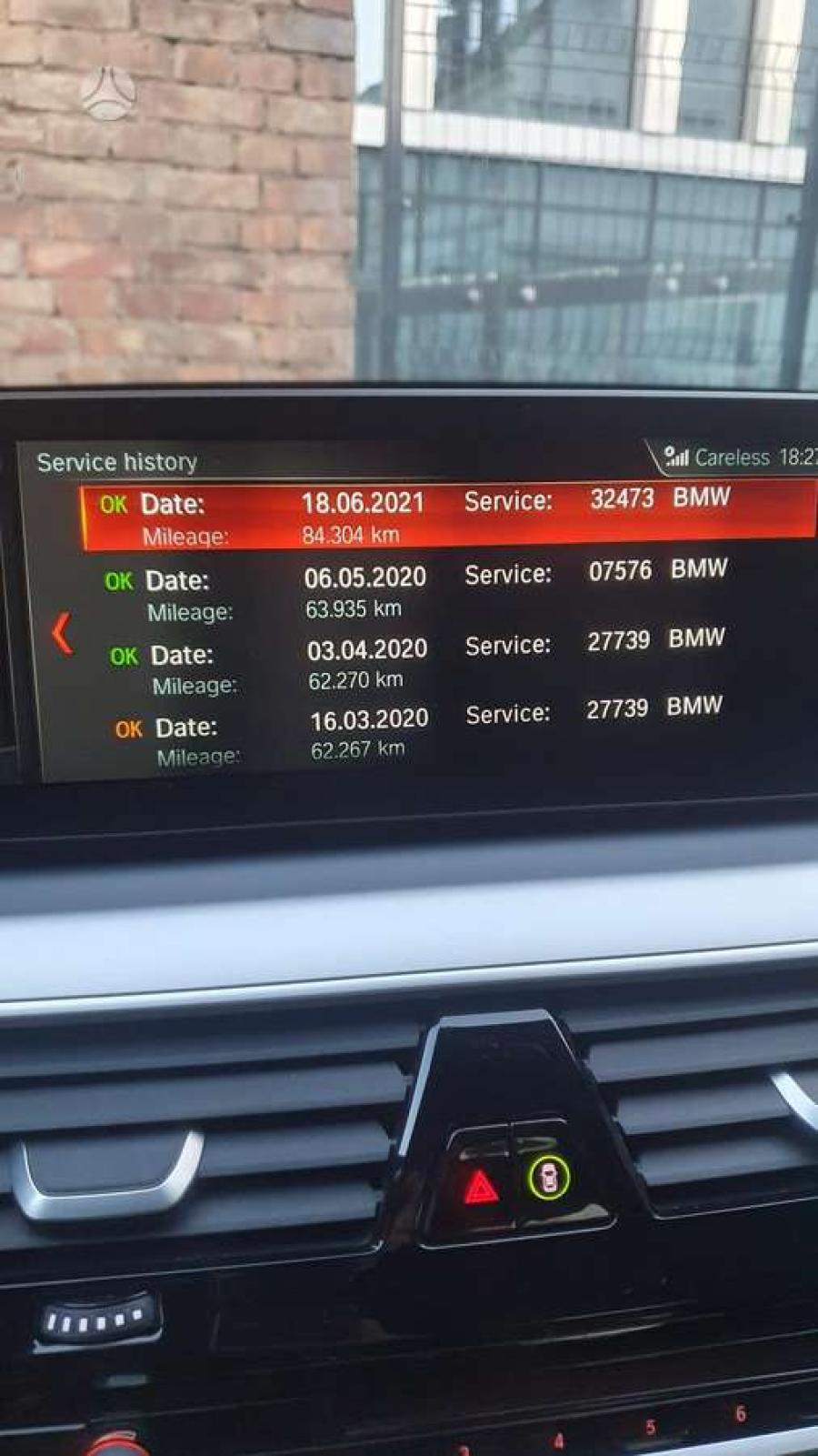 Black BMW 520 2017 in Kaunas, with an engine capacity of 2.00 L and mileage of 162 thousand km for 17500 €, photo 17 on AUTOMOTO.COM.LV