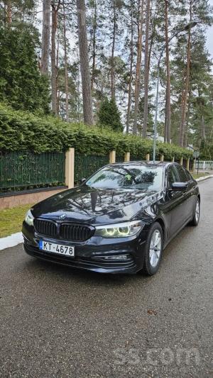 Black BMW 520 2017 in Riga, with an engine capacity of 2.00 L and mileage of 126 thousand km for 20500 €, photo  on AUTOMOTO.COM.LV