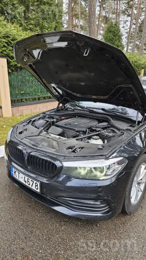 Black BMW 520 2017 in Riga, with an engine capacity of 2.00 L and mileage of 126 thousand km for 20500 €, photo 6 on AUTOMOTO.COM.LV