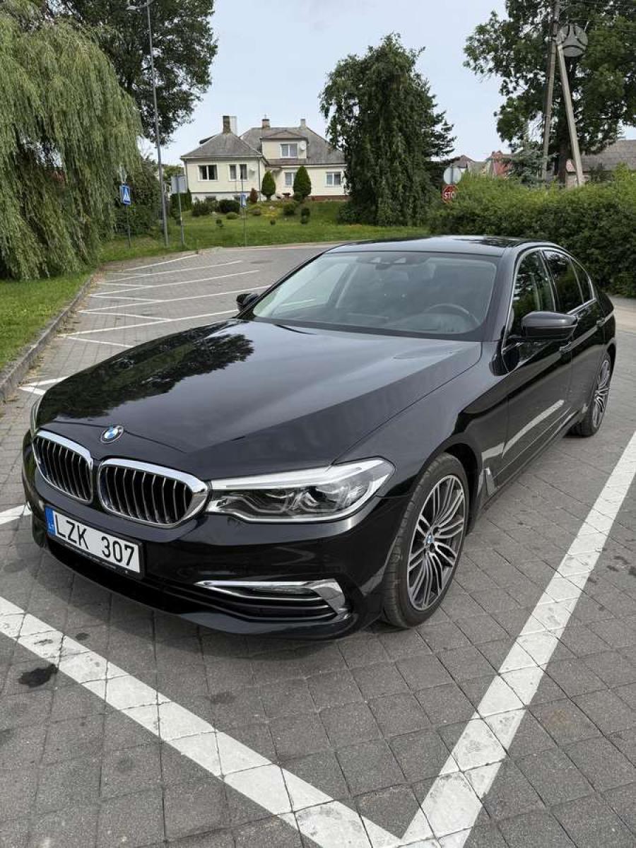 Melns BMW 520 2017 Telšiai, ar dzinēja tilpumu 2.00 L un nobraukumu 152 tūkst. km par 19500 €, foto 1 vietnē AUTOMOTO.COM.LV