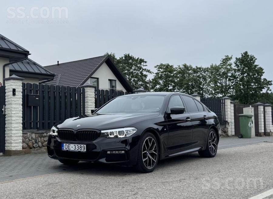Melns BMW 520 2018 Rīga, ar dzinēja tilpumu 2.00 L un nobraukumu 230 tūkst. km par 20950 €, foto 1 vietnē AUTOMOTO.COM.LV