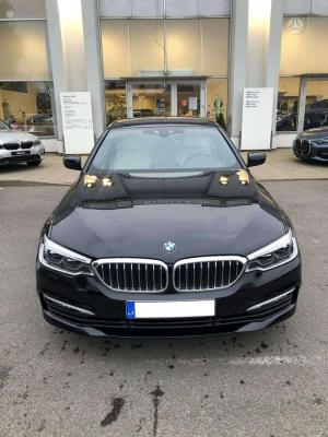Black BMW 520 2018 in Vilnius, with an engine capacity of 2.00 L and mileage of 182 thousand km for 22900 €, photo 8 on AUTOMOTO.COM.LV