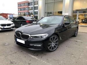 Black BMW 520 2018 in Vilnius, with an engine capacity of 2.00 L and mileage of 182 thousand km for 22900 €, photo 9 on AUTOMOTO.COM.LV