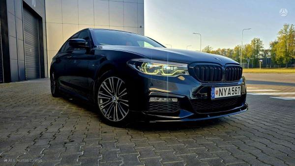 Black BMW 520 2018 in Klaipeda, with an engine capacity of 2.00 L and mileage of 180 thousand km for 25000 €, photo 6 on AUTOMOTO.COM.LV