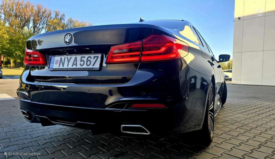 Black BMW 520 2018 in Klaipeda, with an engine capacity of 2.00 L and mileage of 180 thousand km for 25000 €, photo 8 on AUTOMOTO.COM.LV