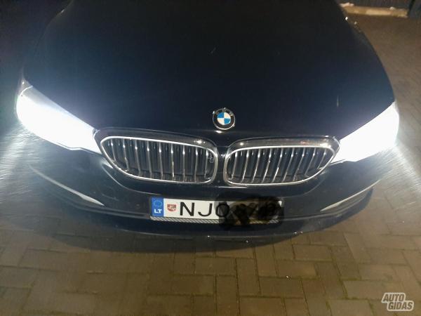 Black BMW 520 2018 in Kaunas, with an engine capacity of 2.00 L and mileage of 178 thousand km for 16000 €, photo 5 on AUTOMOTO.COM.LV