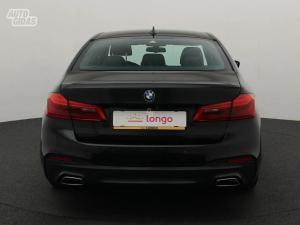 Black BMW 520 2018 in Vilnius, with an engine capacity of 2.00 L and mileage of 201 thousand km for 22499 €, photo 6 on AUTOMOTO.COM.LV