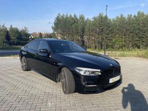 Black BMW 520 2018 in Vilnius, with an engine capacity of 2.00 L and mileage of 285 thousand km for 20450 €, photo 5 on AUTOMOTO.COM.LV