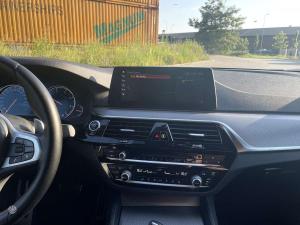 Black BMW 520 2018 in Vilnius, with an engine capacity of 2.00 L and mileage of 285 thousand km for 20450 €, photo 9 on AUTOMOTO.COM.LV