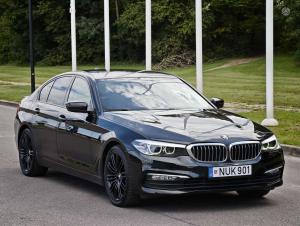 Melns BMW 520 2018 Viļņa, ar dzinēja tilpumu 2.00 L un nobraukumu 225 tūkst. km par 21000 €, foto  vietnē AUTOMOTO.COM.LV