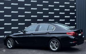 Black BMW 520 2019 in Vilnius, with an engine capacity of 2.00 L and mileage of 150 thousand km for 18999 €, photo 9 on AUTOMOTO.COM.LV