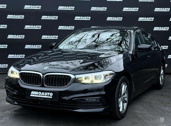 Black BMW 520 2019 in Vilnius, with an engine capacity of 2.00 L and mileage of 150 thousand km for 18999 €, photo 10 on AUTOMOTO.COM.LV